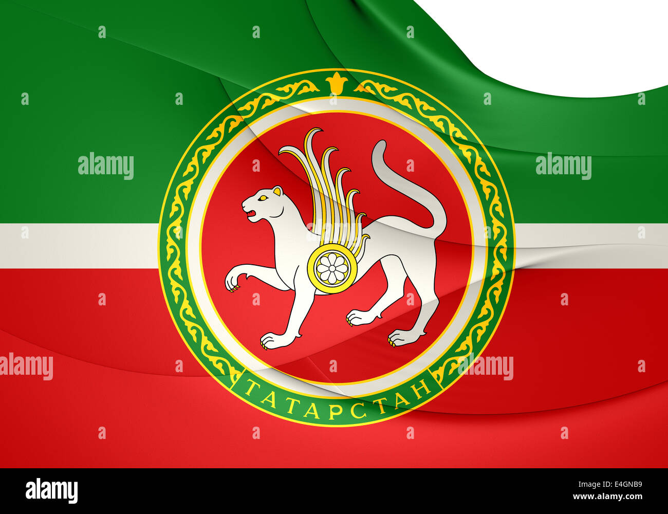 Flag of the republic of tatarstan hi-res stock photography and images ...