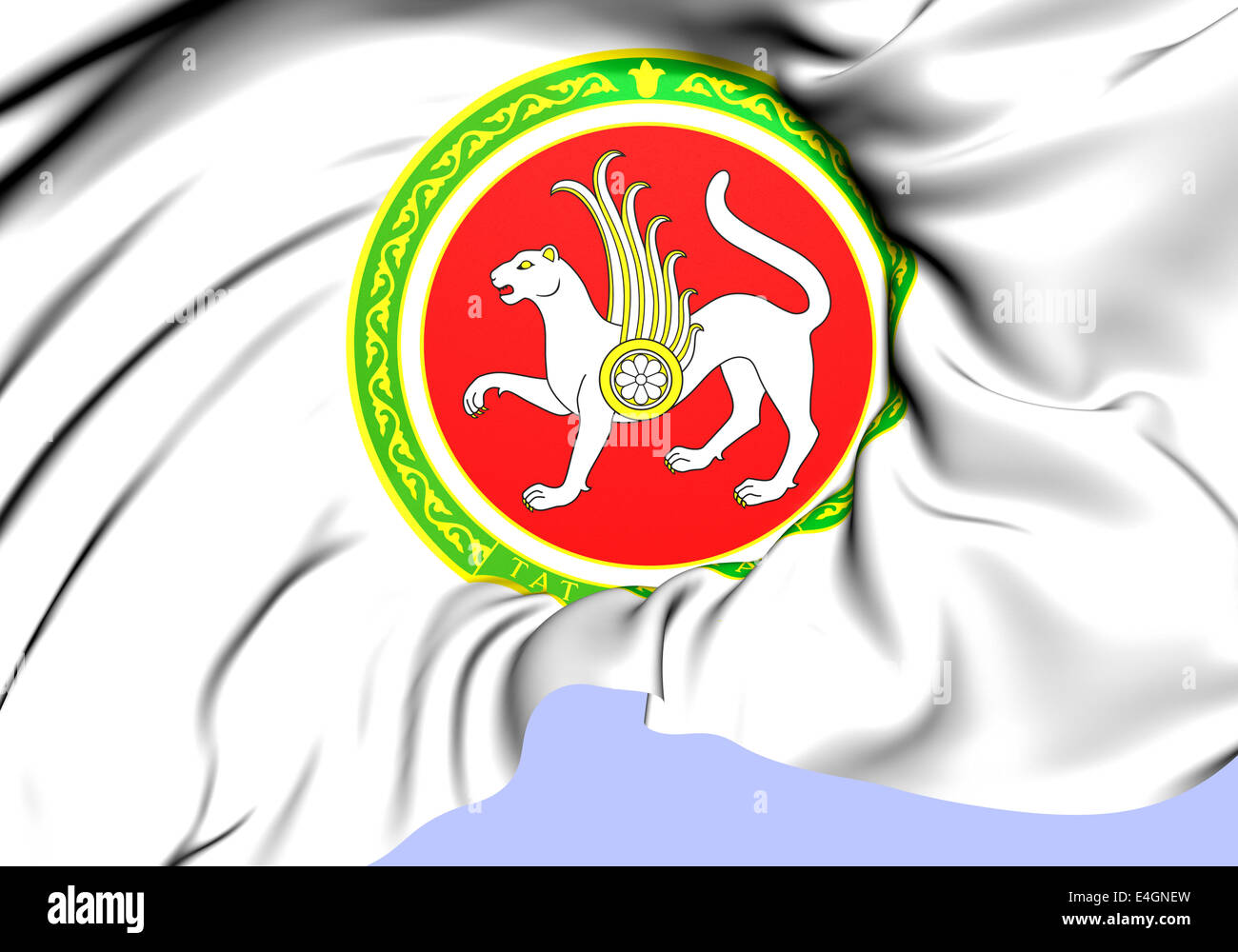 Tatarstan flag and coat of arms hi-res stock photography and images - Alamy