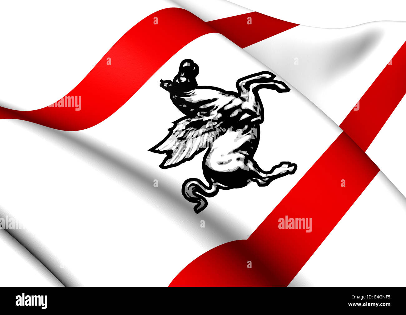 3d Flag Of The Tuscany High Resolution Stock Photography and Images - Alamy