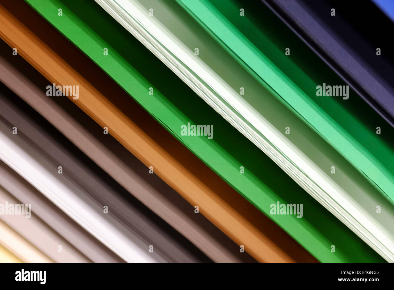 Coloured paper edge stripes Stock Photo - Alamy
