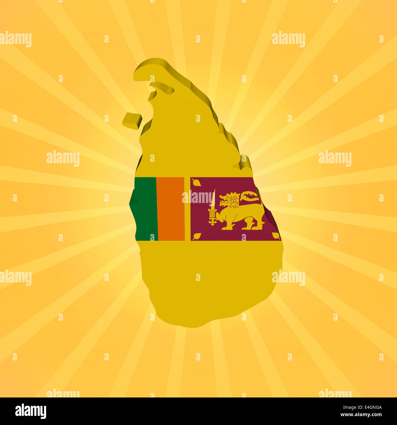 Sri lanka map hi-res stock photography and images - Alamy