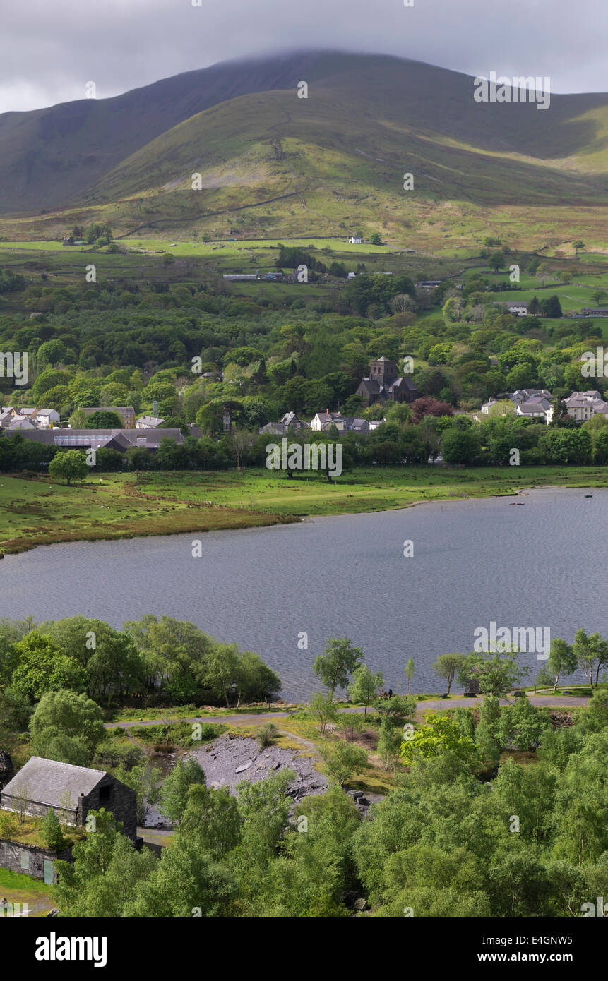 Llanberis village gwynedd hi-res stock photography and images - Alamy