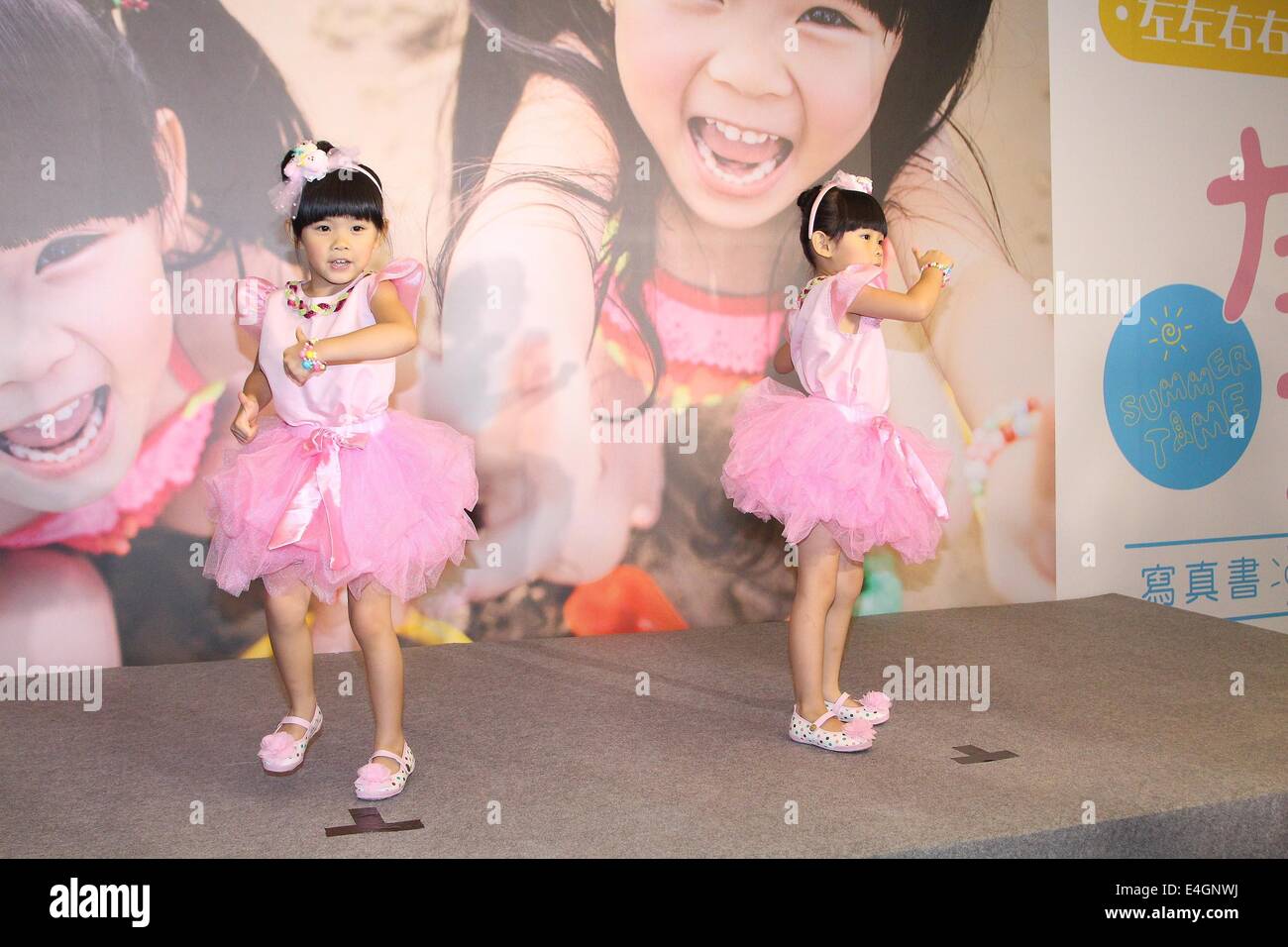 Taipei. 10th July, 2014. Twin sisters Yony&Zony release photo album in ...