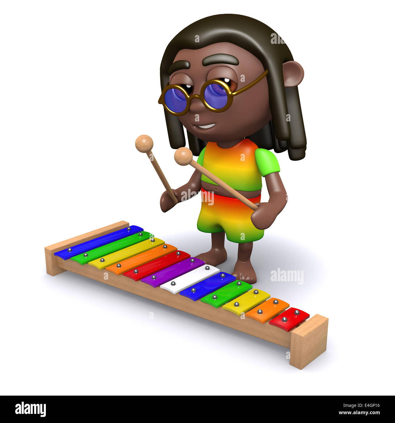Man playing the keyboard Cut Out Stock Images & Pictures - Alamy