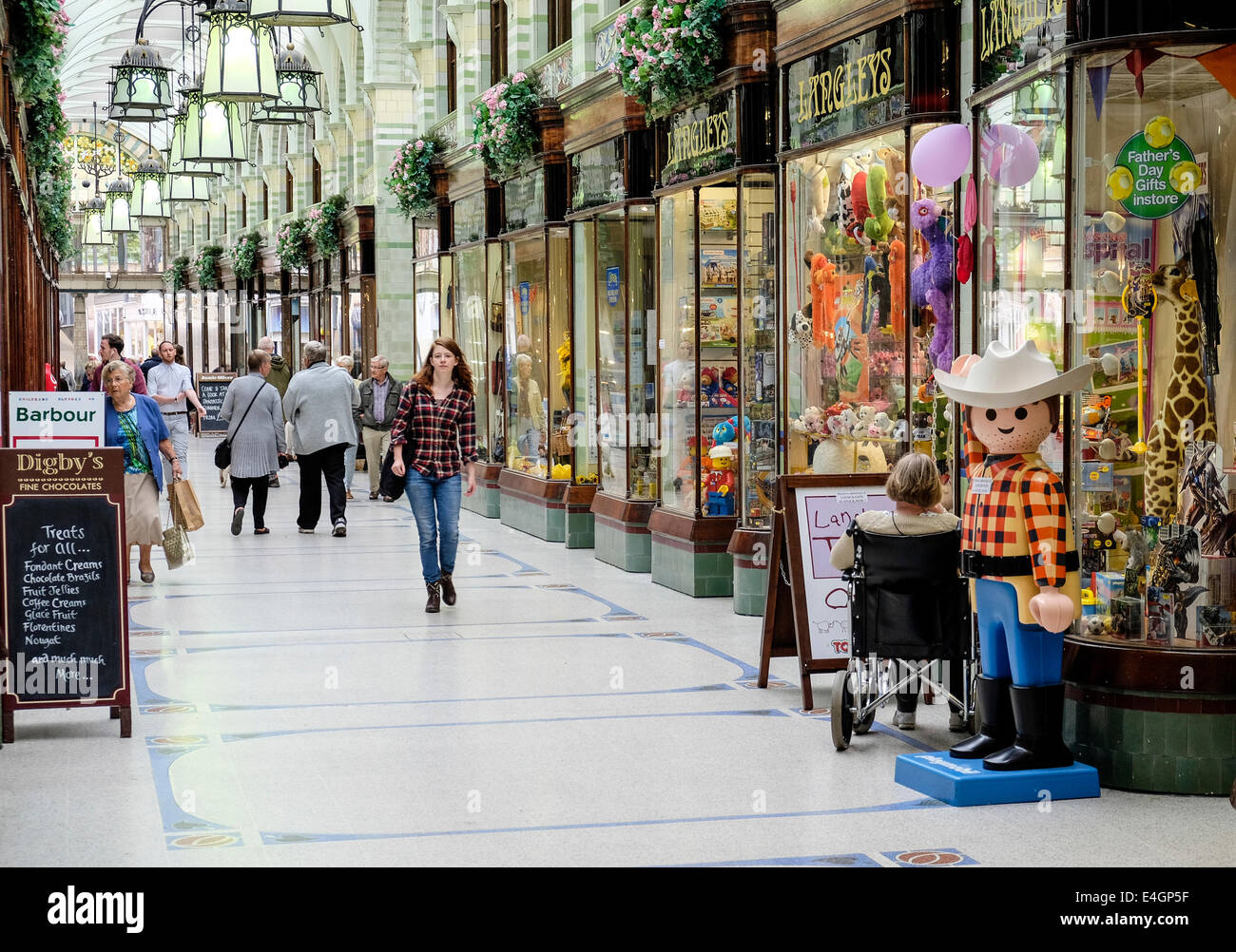 The Royal Arcade in Norwich Stock Photo - Alamy