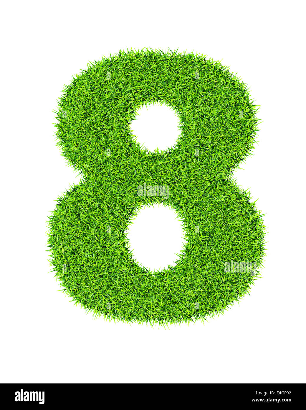 Green number eight hi-res stock photography and images - Alamy