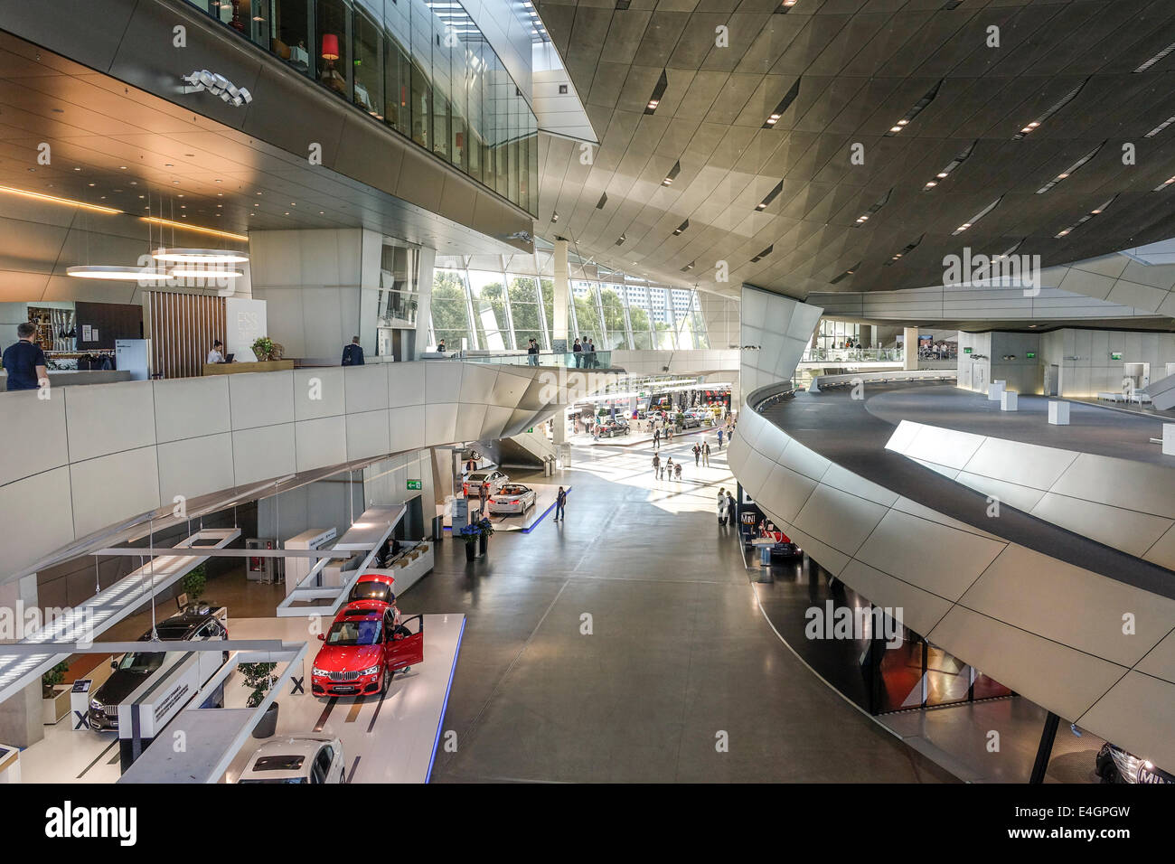 BMW World, BMW-Welt delivery and experience center, Munich, Bavaria ...