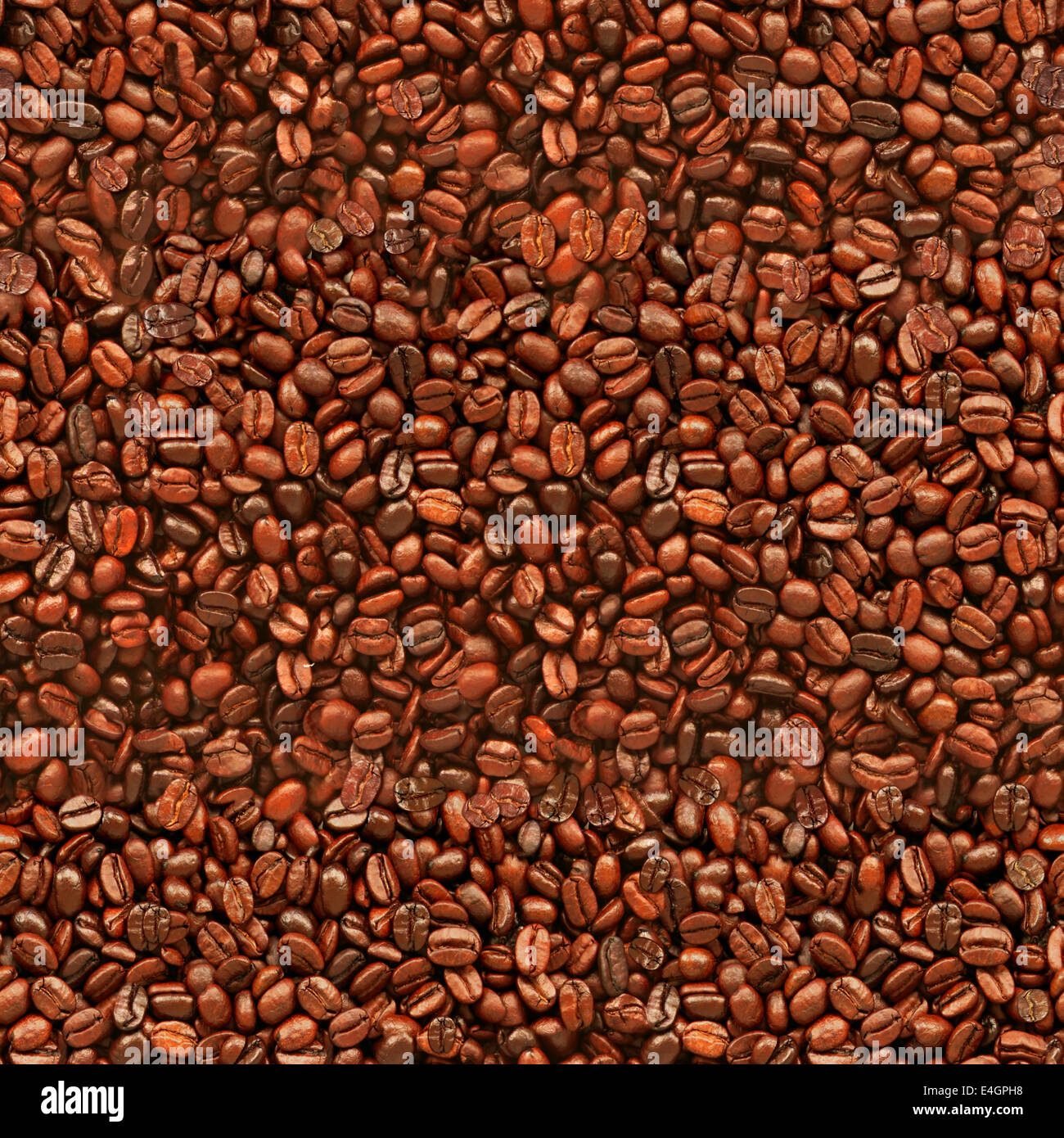 Seamless Coffee Beans Texture Stock Photo - Alamy