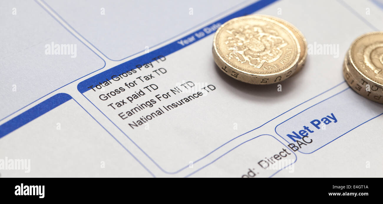 Payslip uk hi-res stock photography and images - Alamy