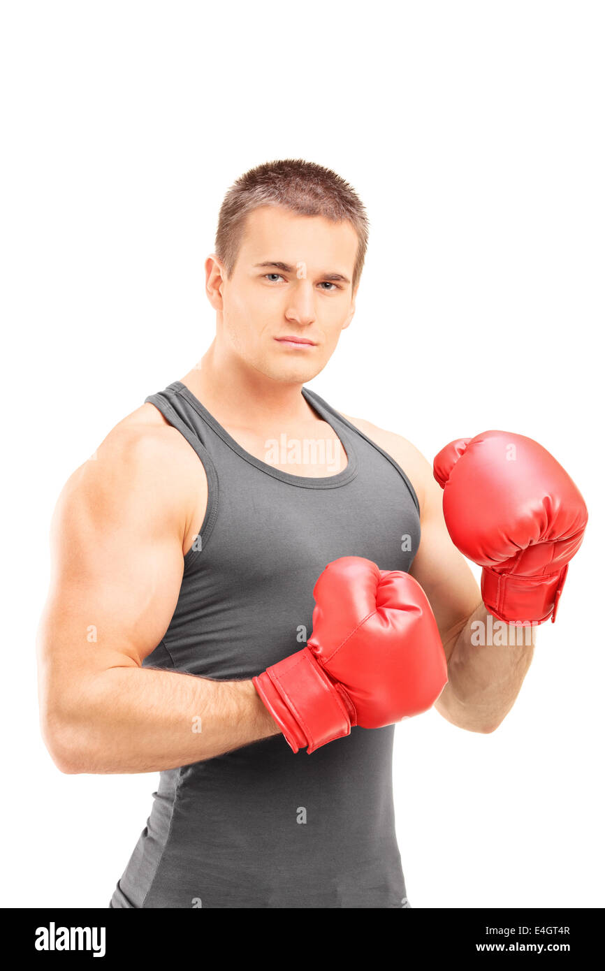 Man boxing gloves hi-res stock photography and images - Alamy