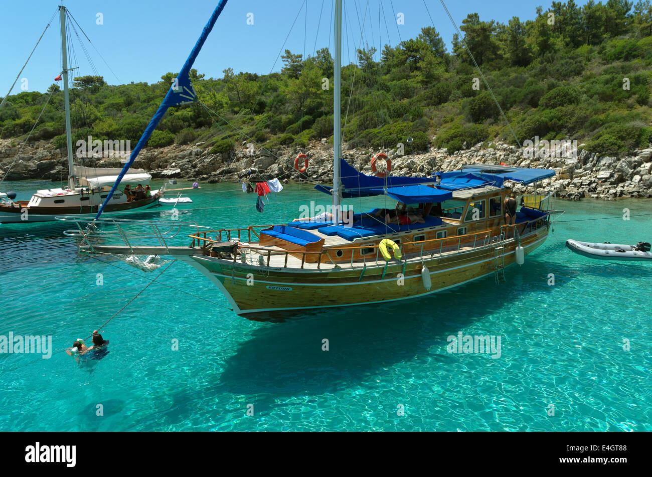 Turkish gullet fethiye hi-res stock photography and images - Alamy