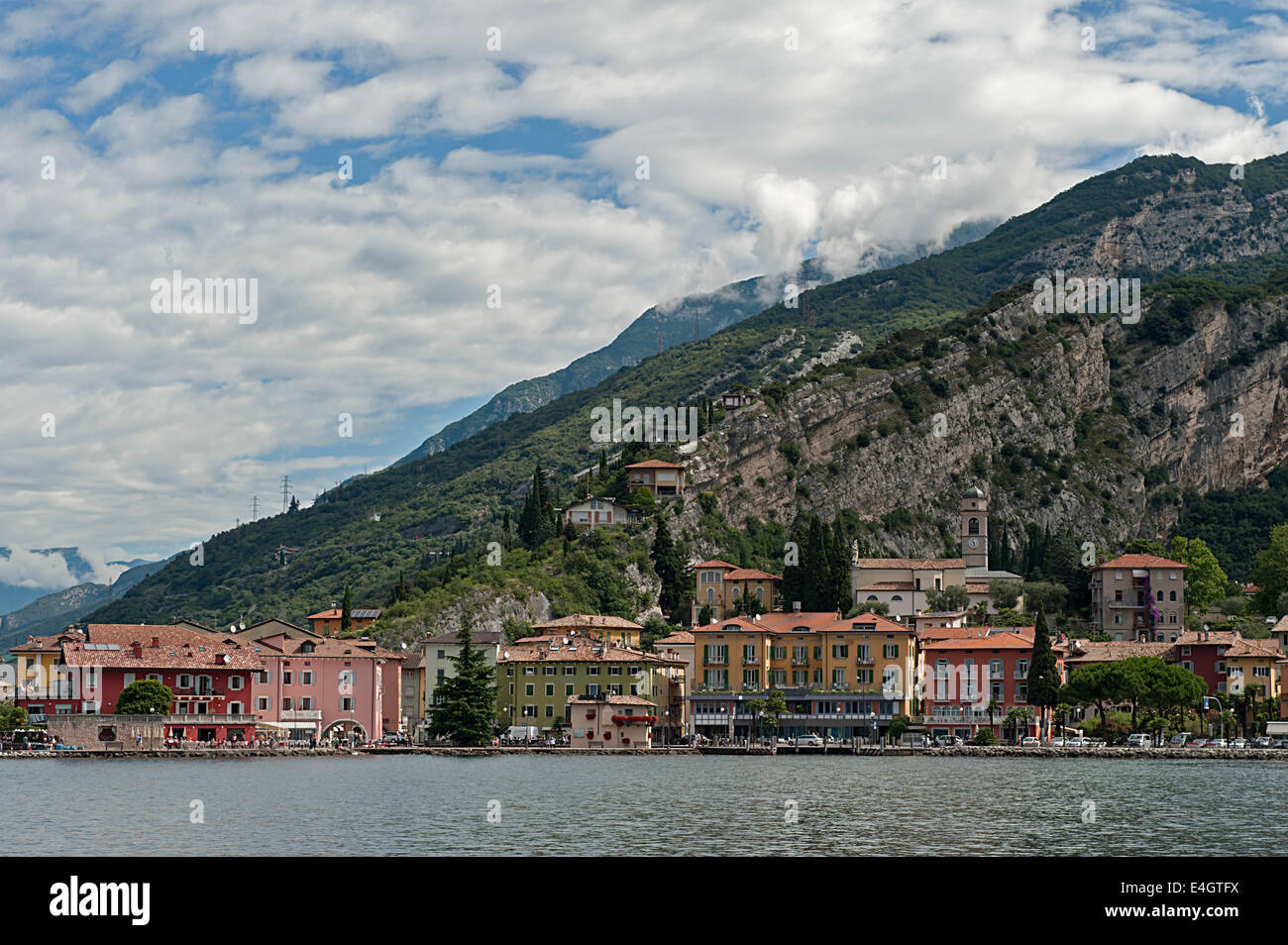 View in Largo di Garda,Gardasee, Torbole Stock Photo - Alamy