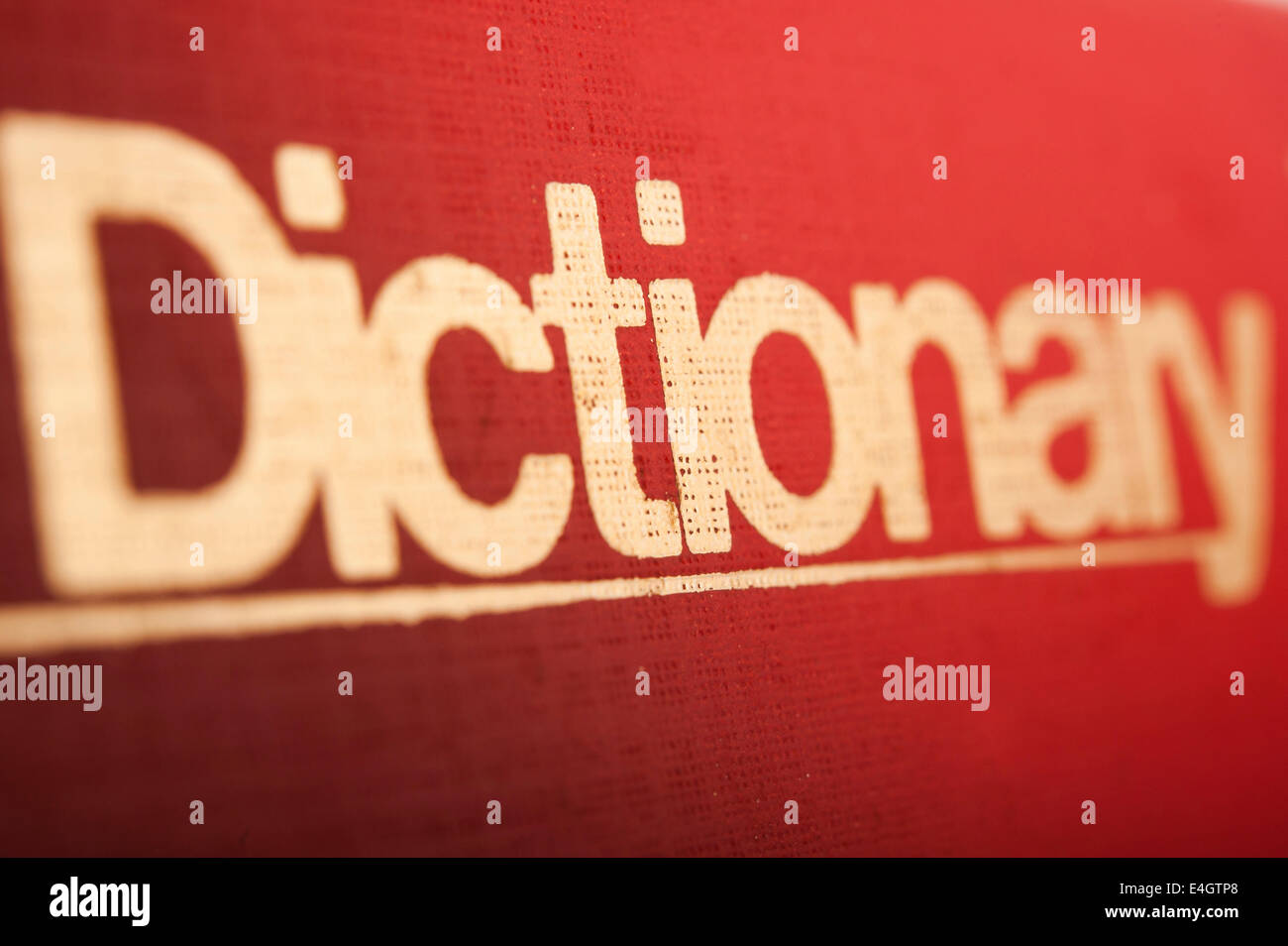 Dictionary Cover High Resolution Stock Photography and Images - Alamy