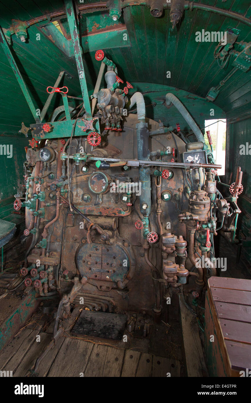 Controls inside cab steam locomotive hi-res stock photography and ...
