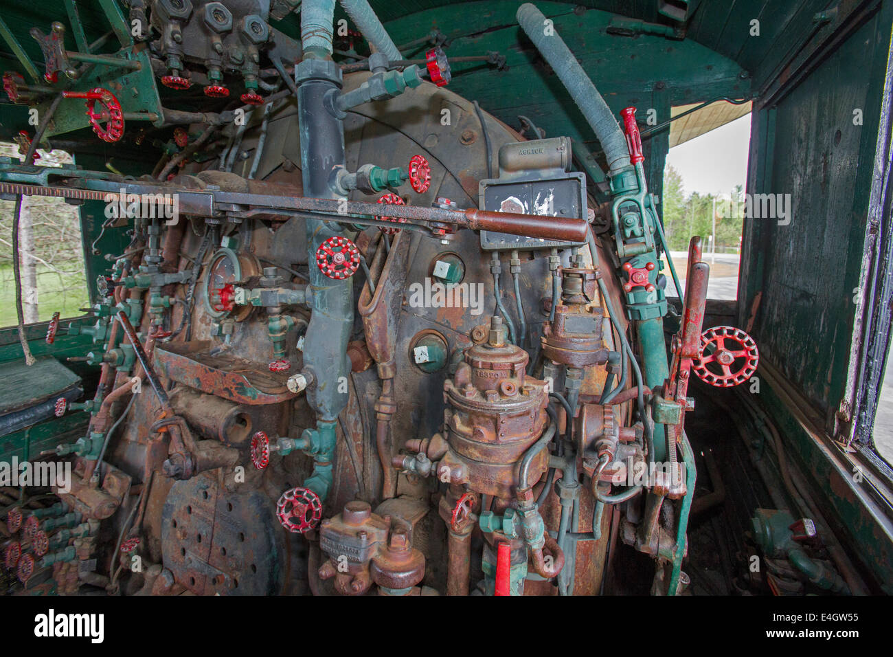 Inside steam locomotive hi-res stock photography and images - Alamy