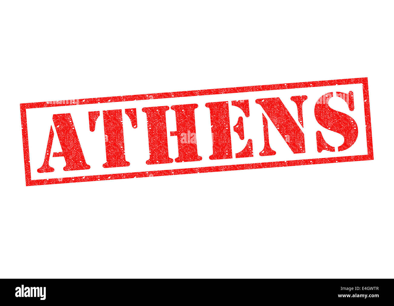 ATHENS Rubber Stamp over a white background Stock Photo - Alamy