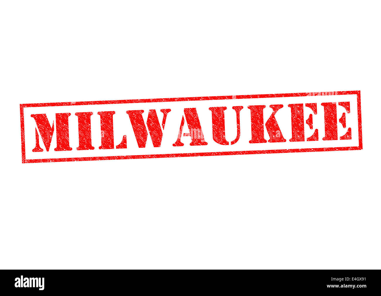 MILWAUKEE Rubber Stamp over a white background Stock Photo - Alamy