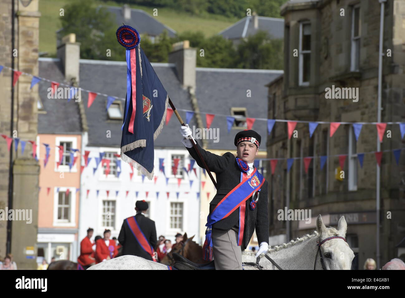 Jedburgh, Scottish Borders, UK. 7th July, 2014. Jethart Callant's ...
