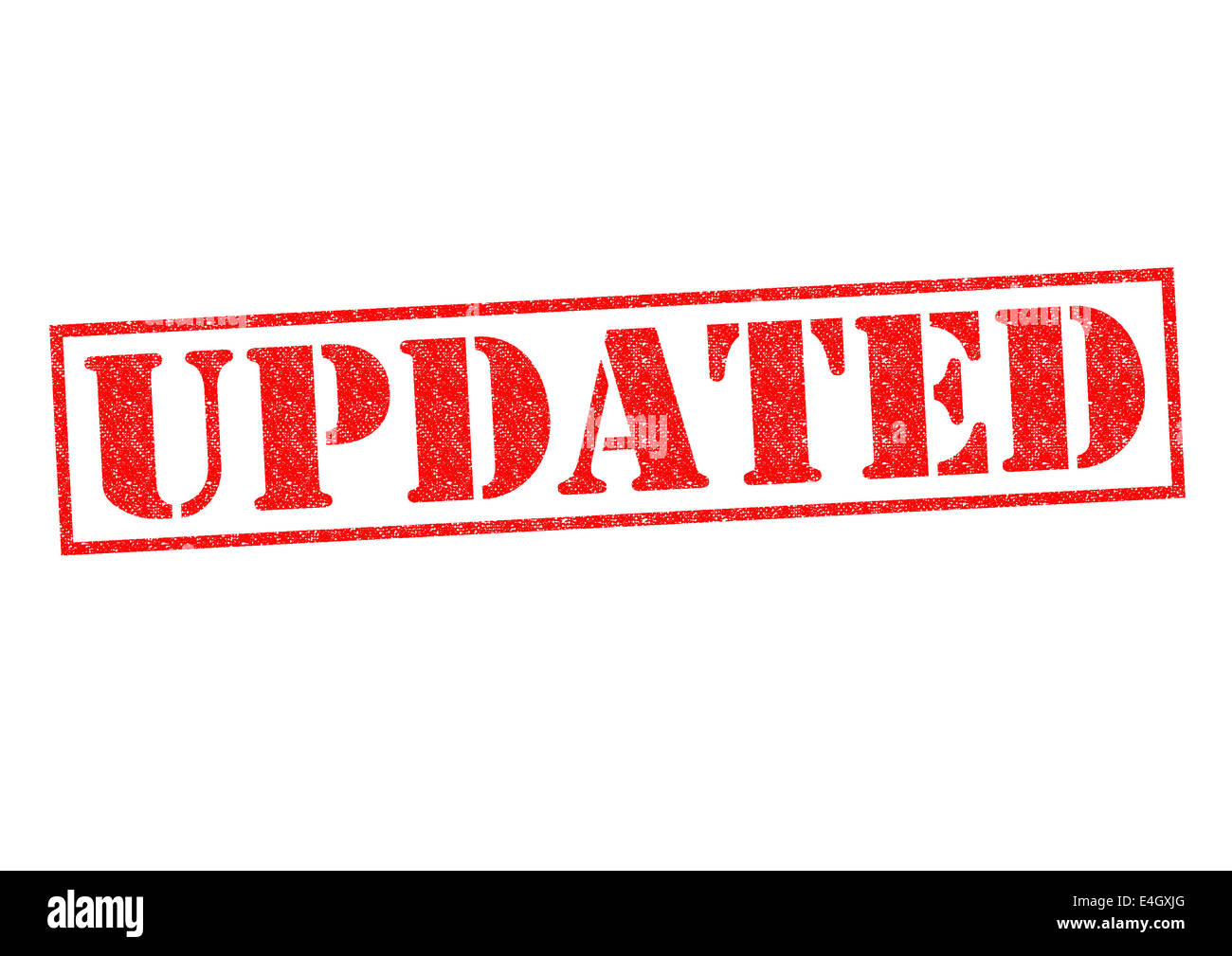 UPDATED Rubber Stamp over a white background Stock Photo - Alamy