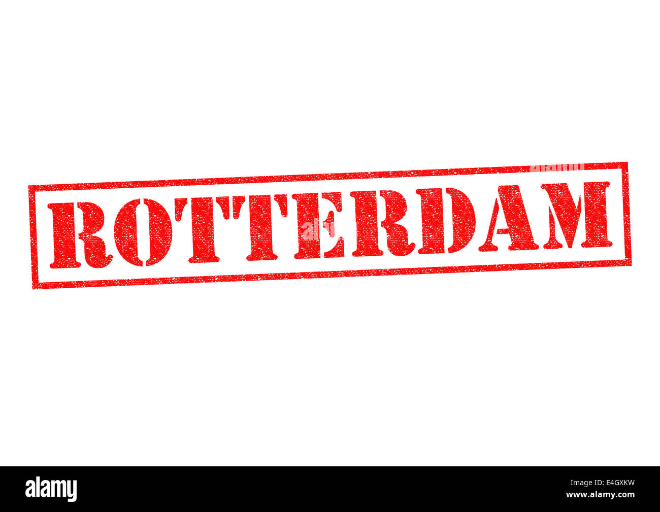 ROTTERDAM Rubber Stamp over a white background Stock Photo - Alamy