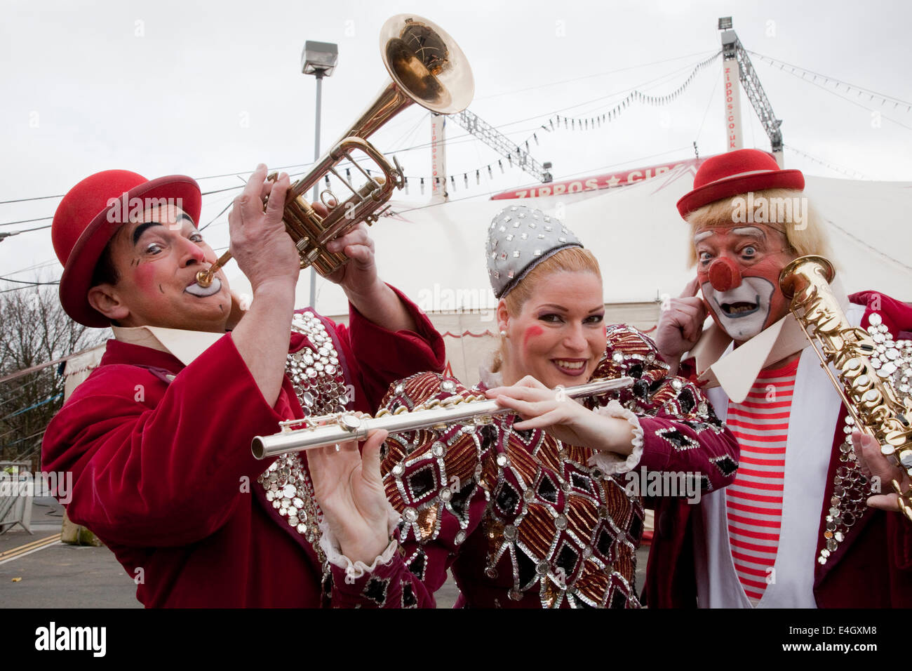 Two men one woman hi-res stock photography and images - Alamy