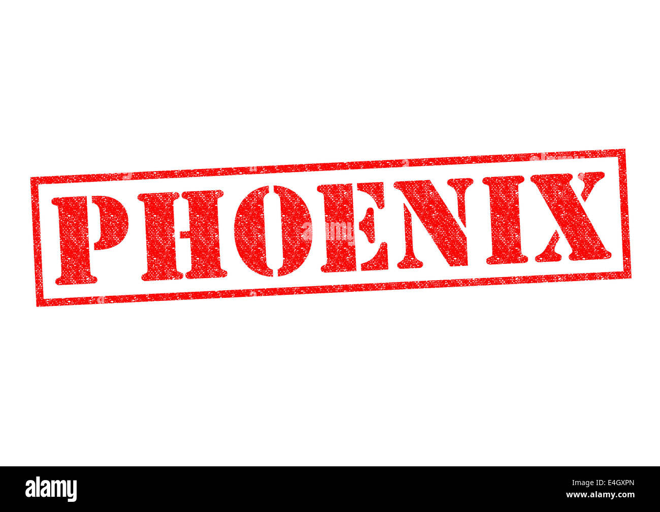 PHOENIX Rubber Stamp over a white background Stock Photo - Alamy