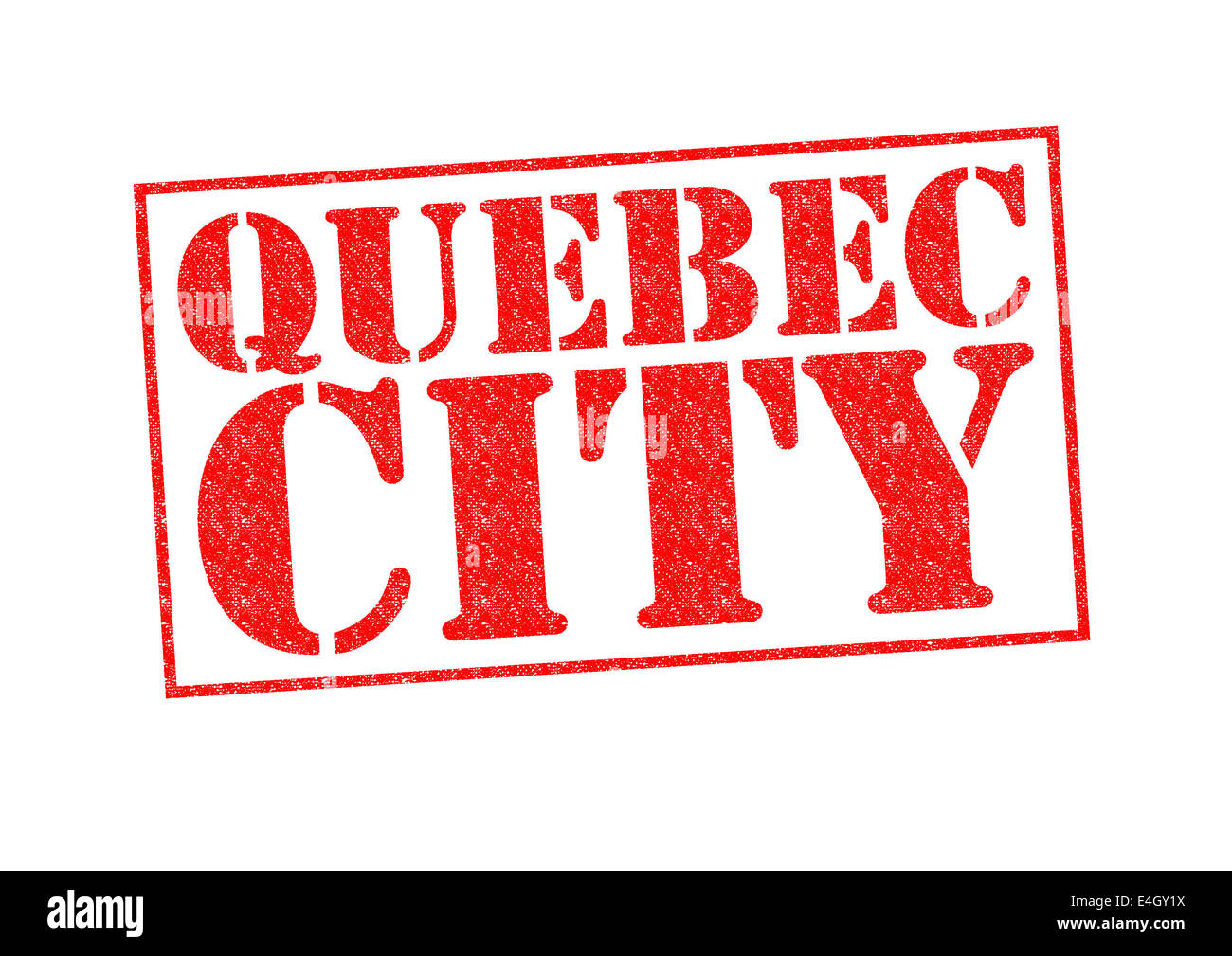 QUEBEC CITY Rubber Stamp over a white background Stock Photo - Alamy