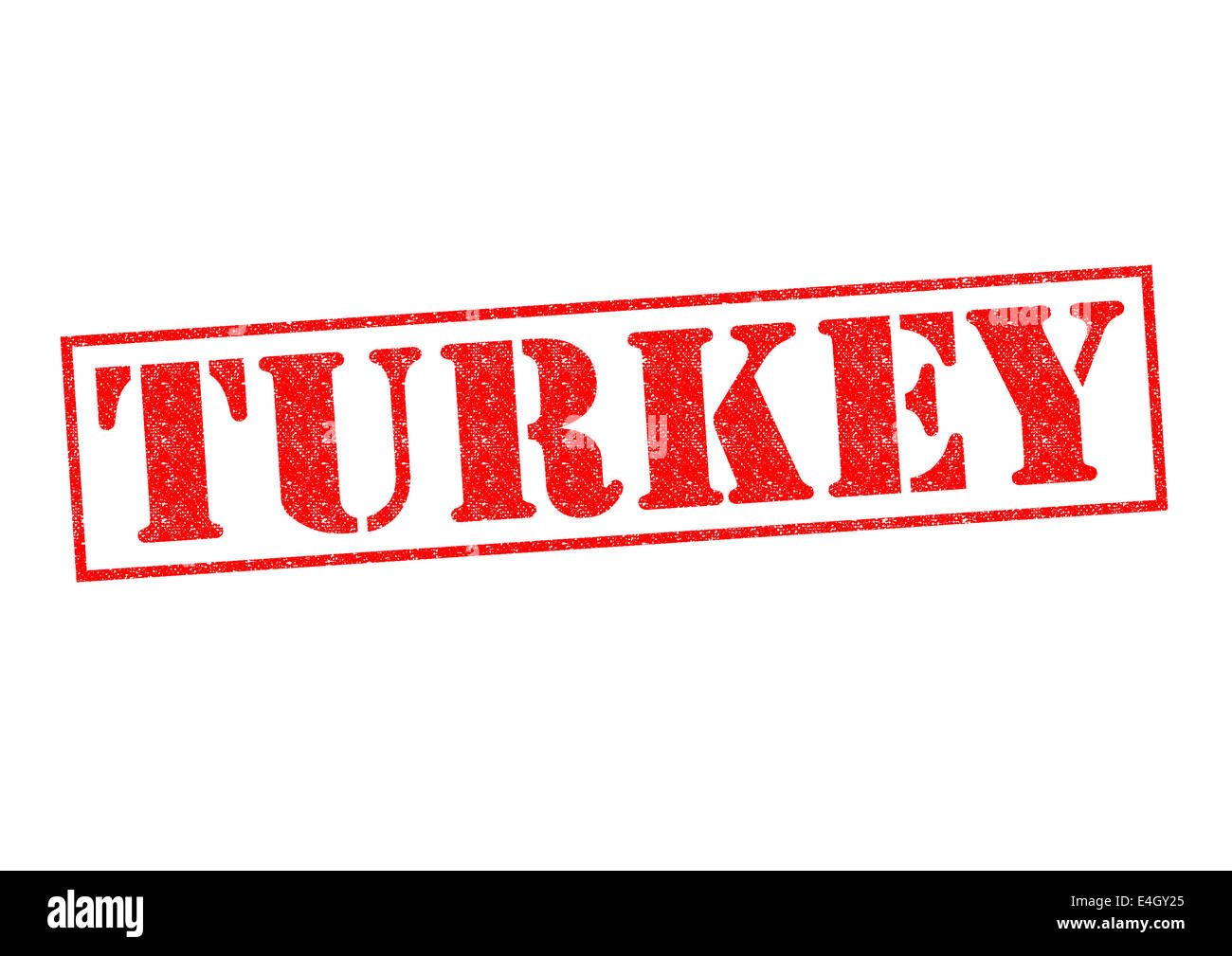 TURKEY Rubber Stamp over a white background Stock Photo - Alamy
