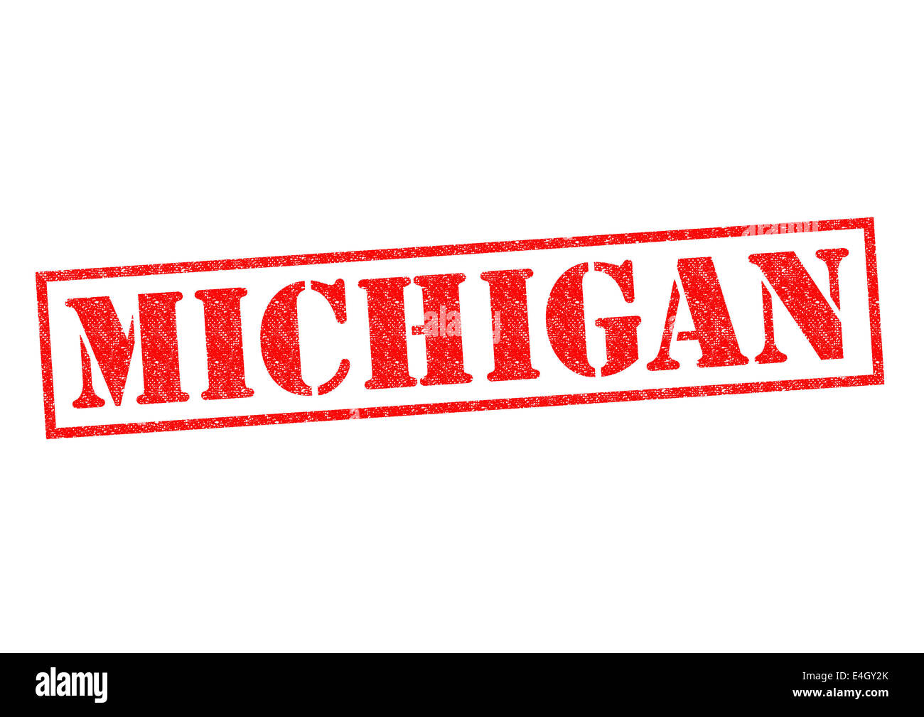 MICHIGAN Rubber Stamp over a white background Stock Photo - Alamy