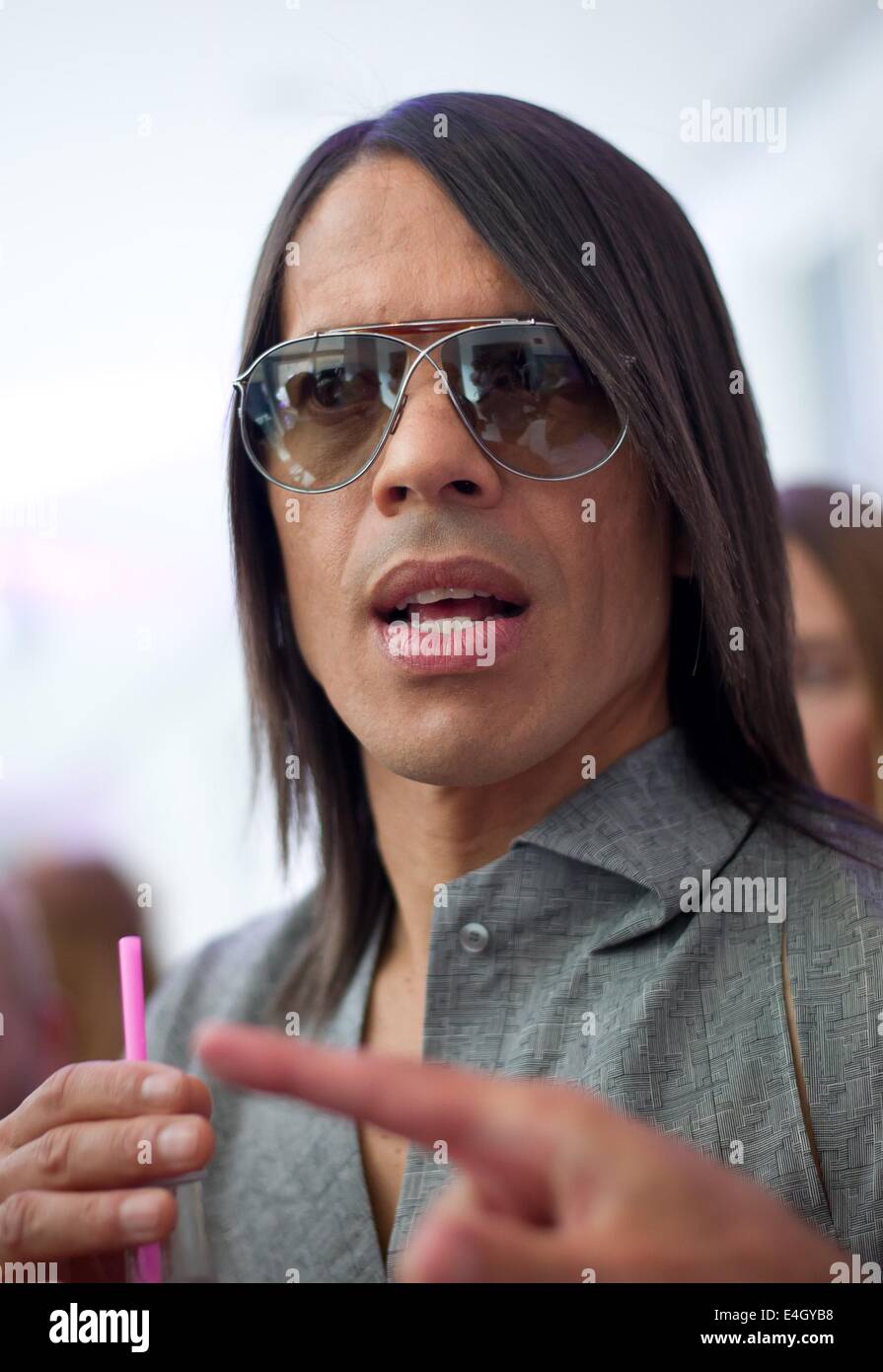 Berlin, Germany. 11th July, 2014. Choreographer and catwalk coach Jorge ...