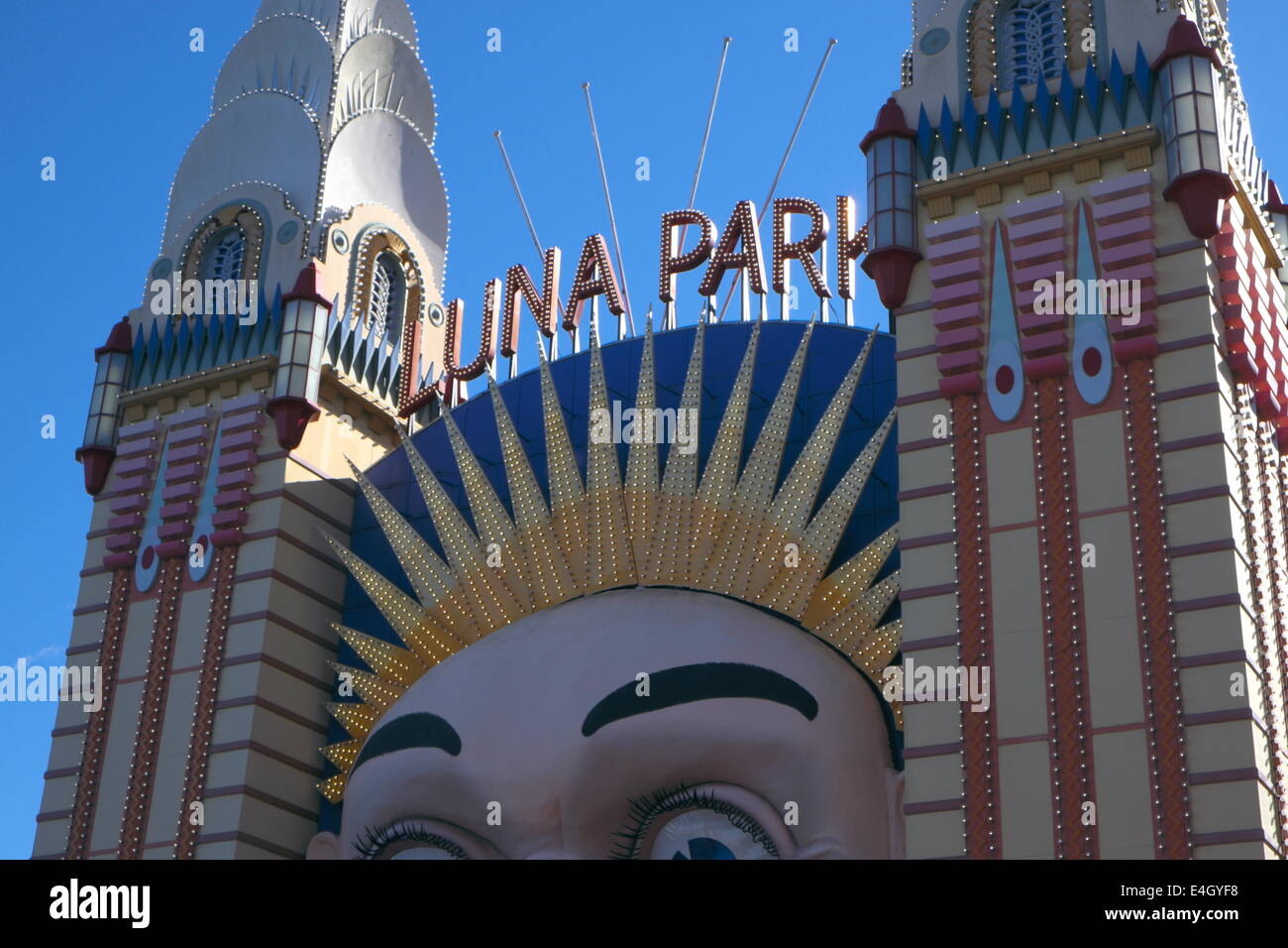 Luna park amusement park entrance hi-res stock photography and images ...