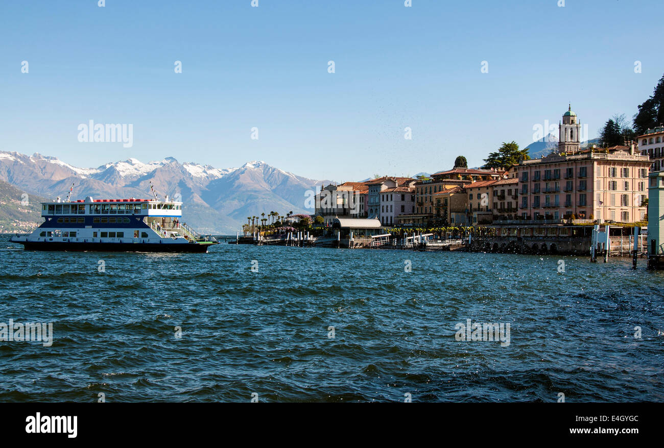 Car ferry on lake como hi-res stock photography and images - Alamy