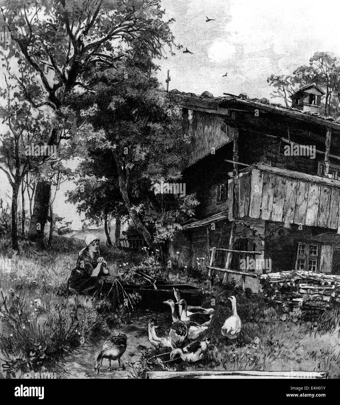 Rural life 19th century hi-res stock photography and images - Alamy