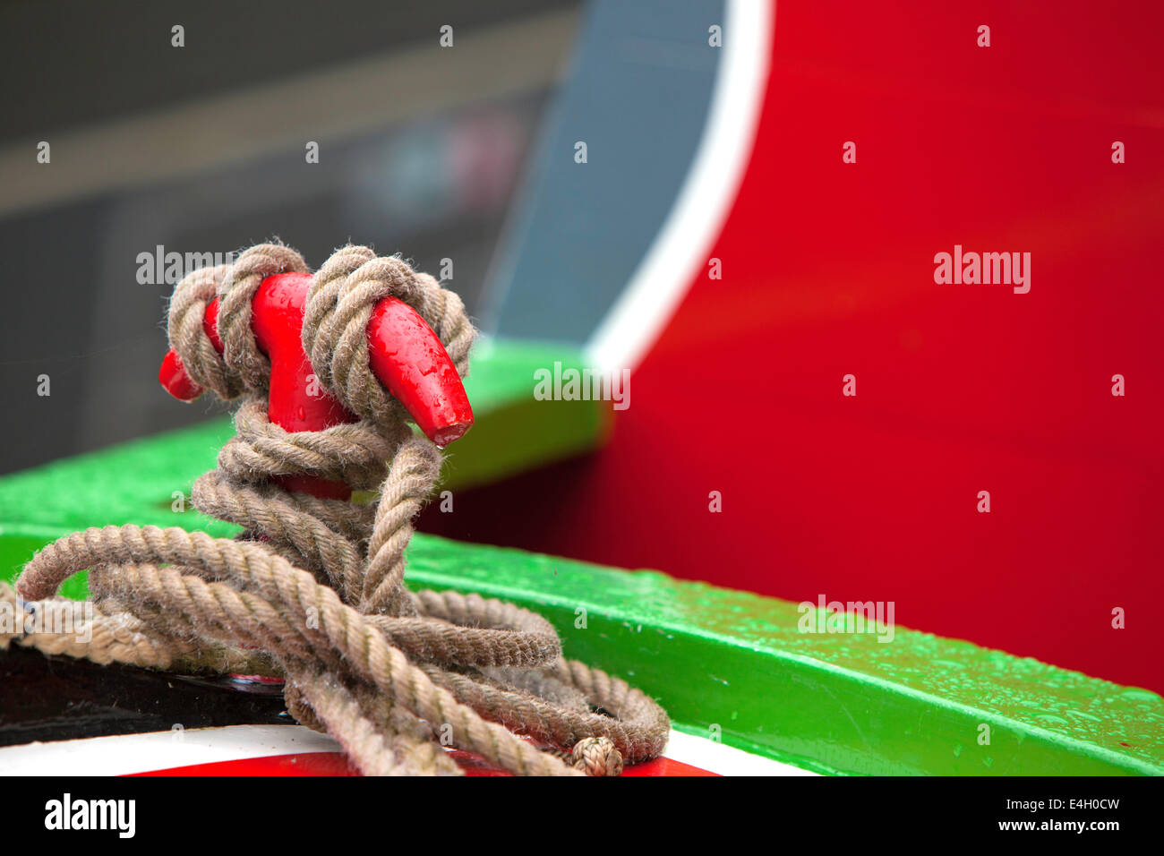 Colourful Narrowboat, Great Britain, UK Stock Photo - Alamy
