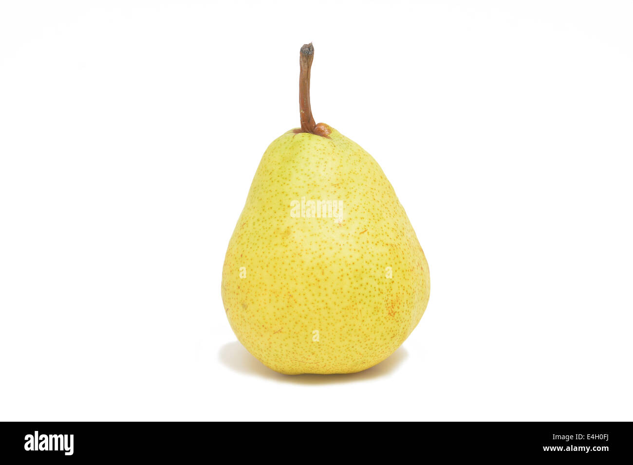 One single pear without leaf on the wihte background Stock Photo - Alamy