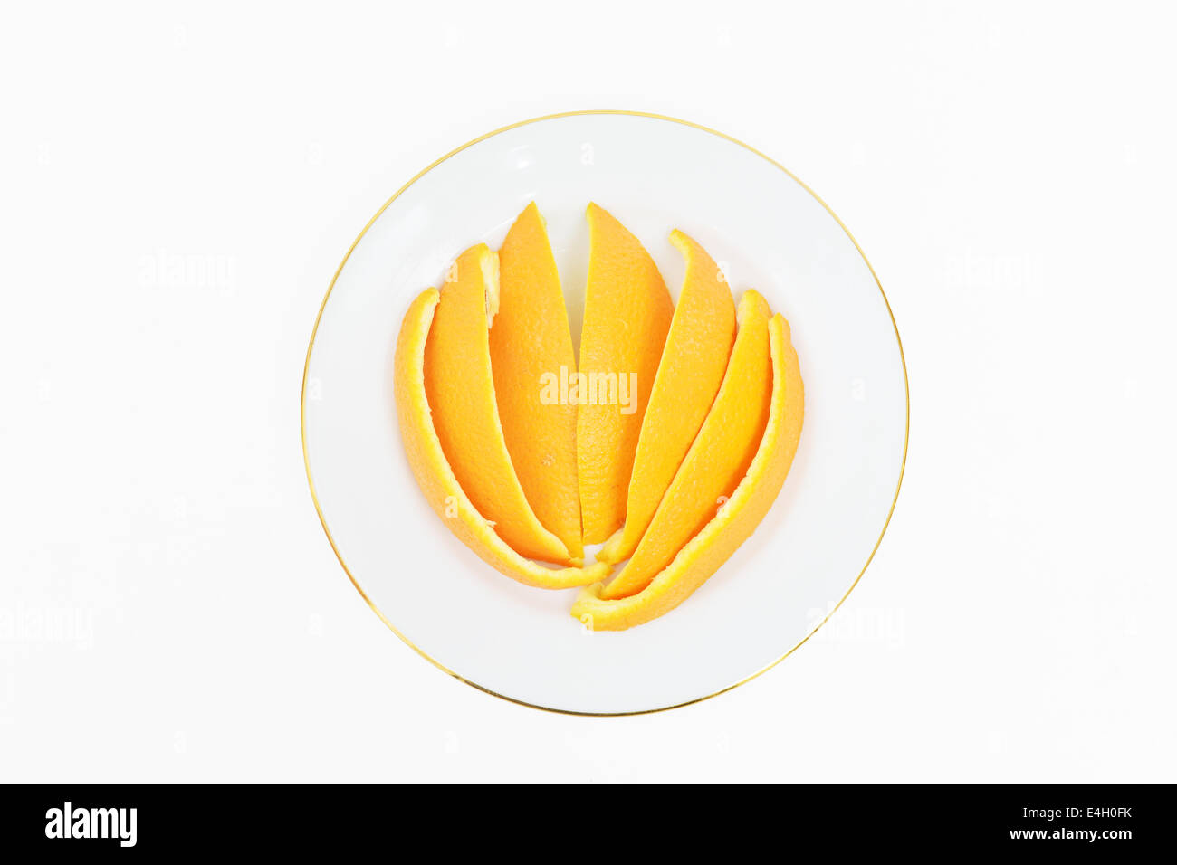 On the edge of the plate Cut Out Stock Images & Pictures - Alamy