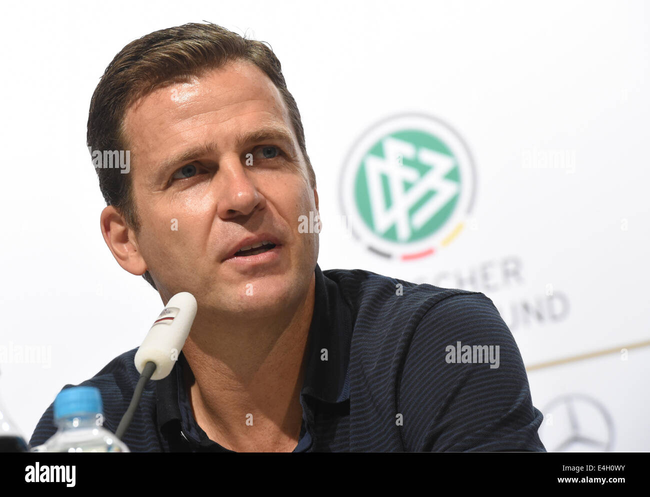 Santo Andre, Brazil. 11th July, 2014. Team manager Oliver Bierhoff seen ...