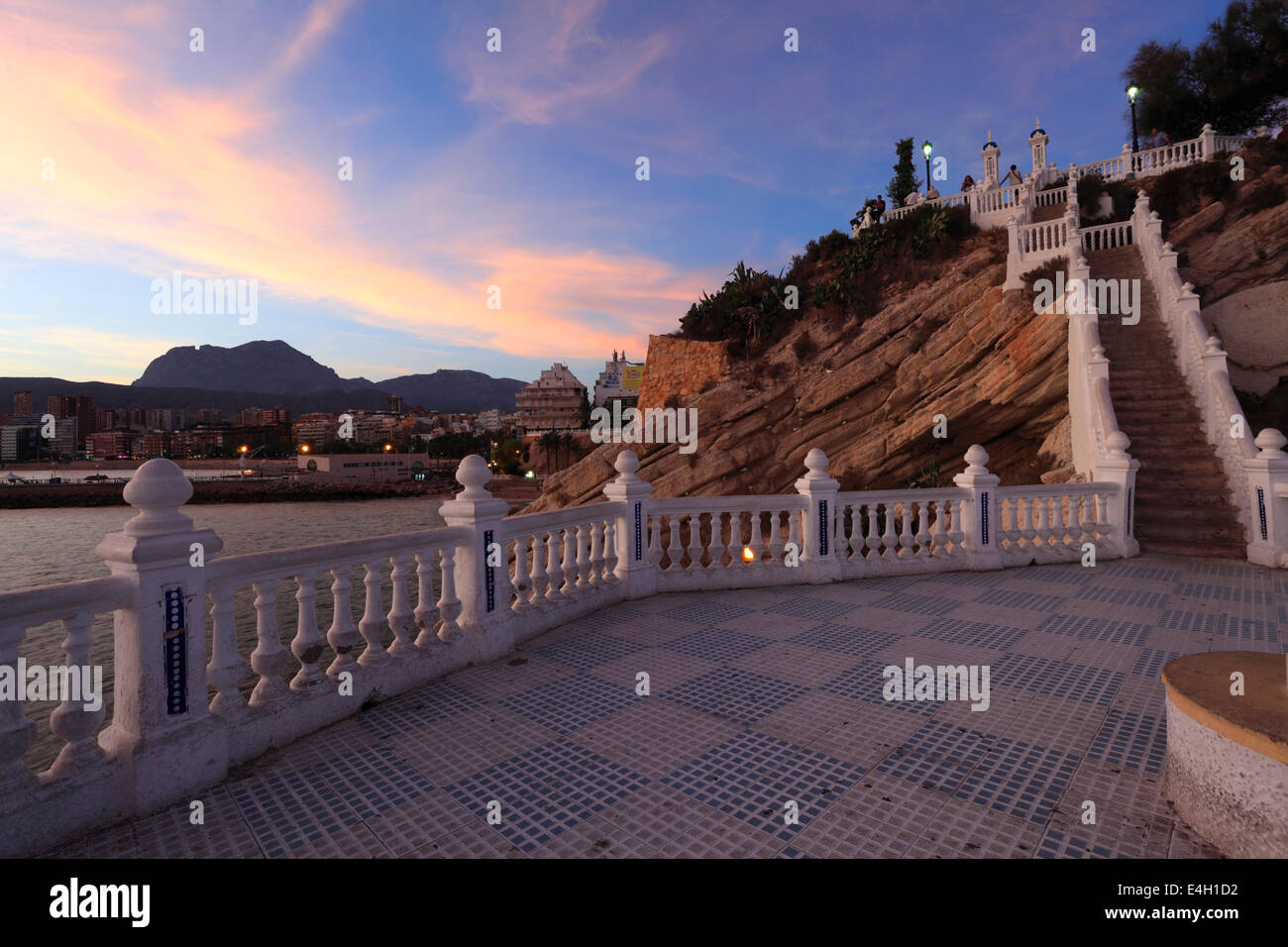 Staircase called the Balcony of the Mediterranean ( Mirador ), Playa ...