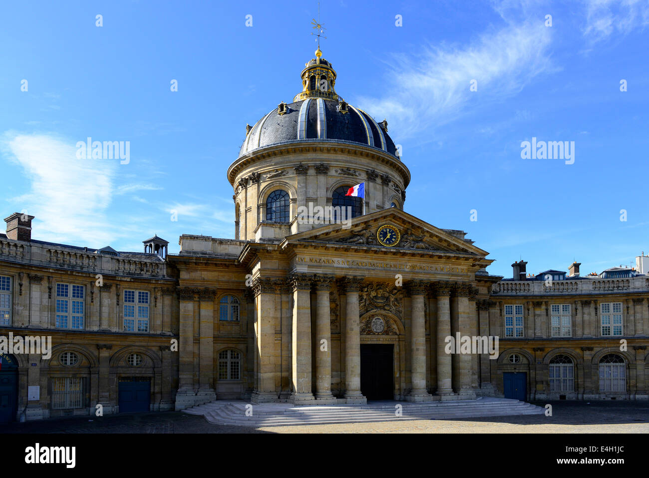 Institute of France Library Paris France Europe FR City of Lights Stock ...