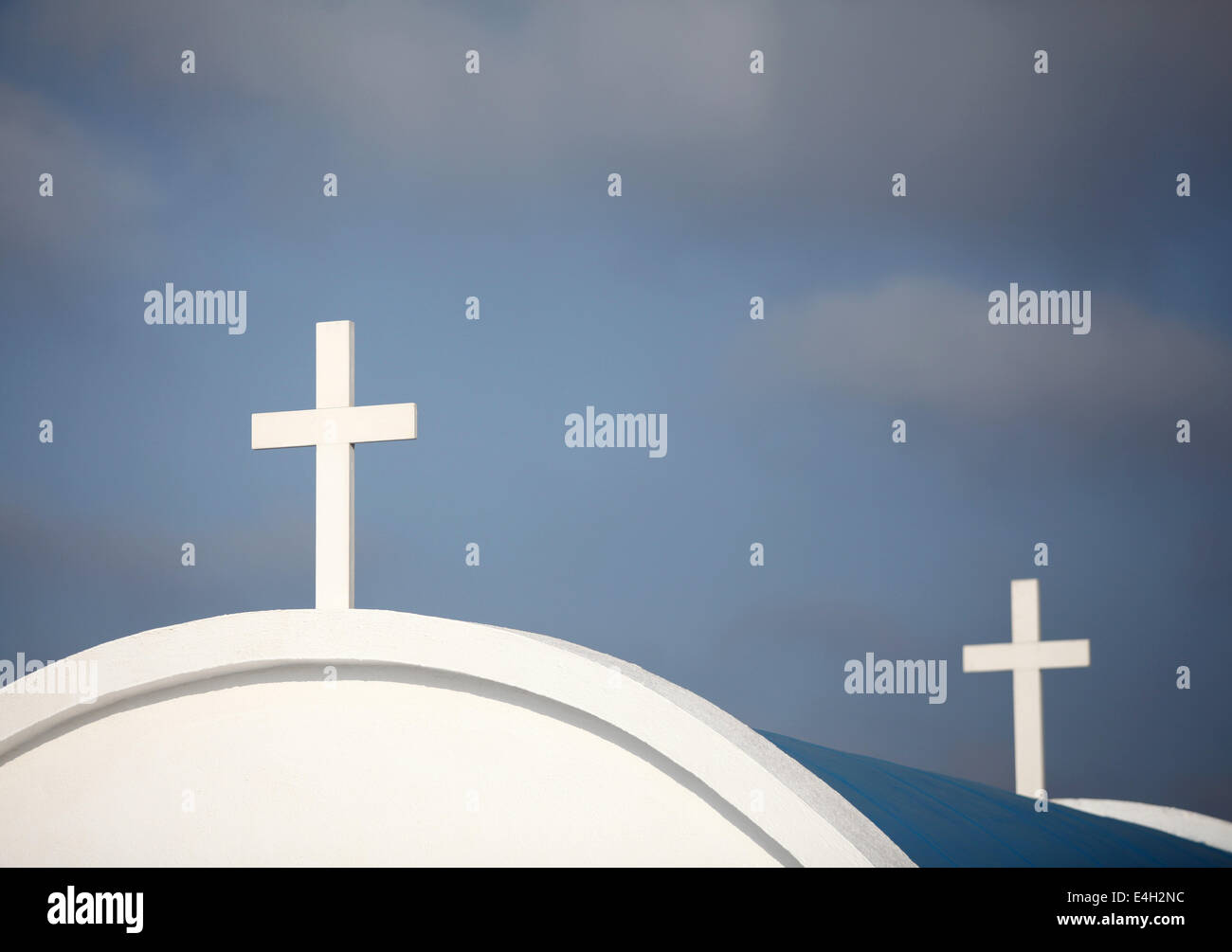 A greek style church in Cyprus Stock Photo - Alamy