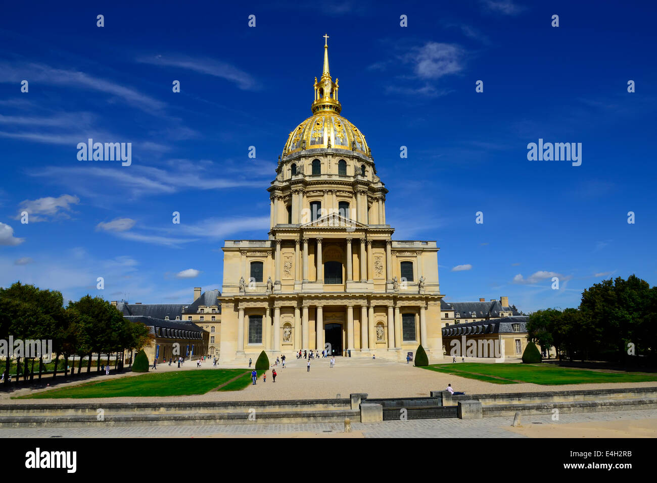 Les Invalides Army Museum Paris France Europe FR City of Lights Stock ...