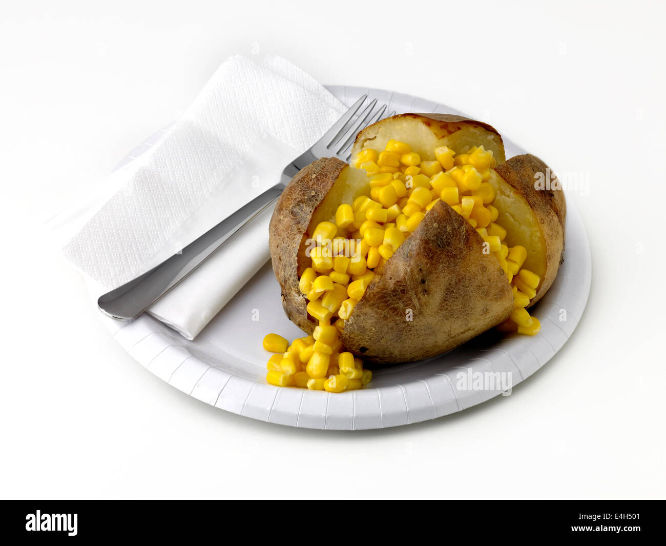 Jacket potato oven Cut Out Stock Images & Pictures - Alamy