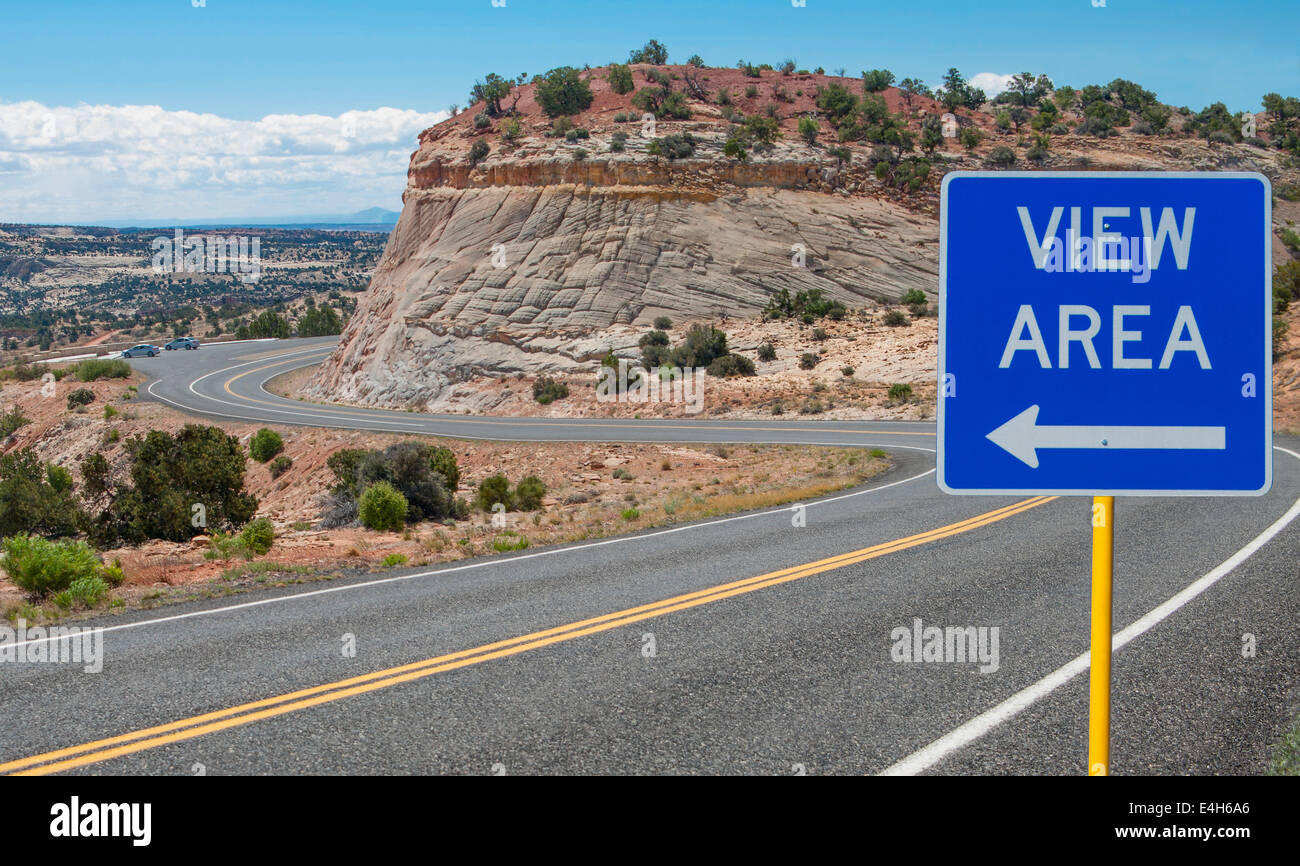 View Area Sign Stock Photo - Alamy