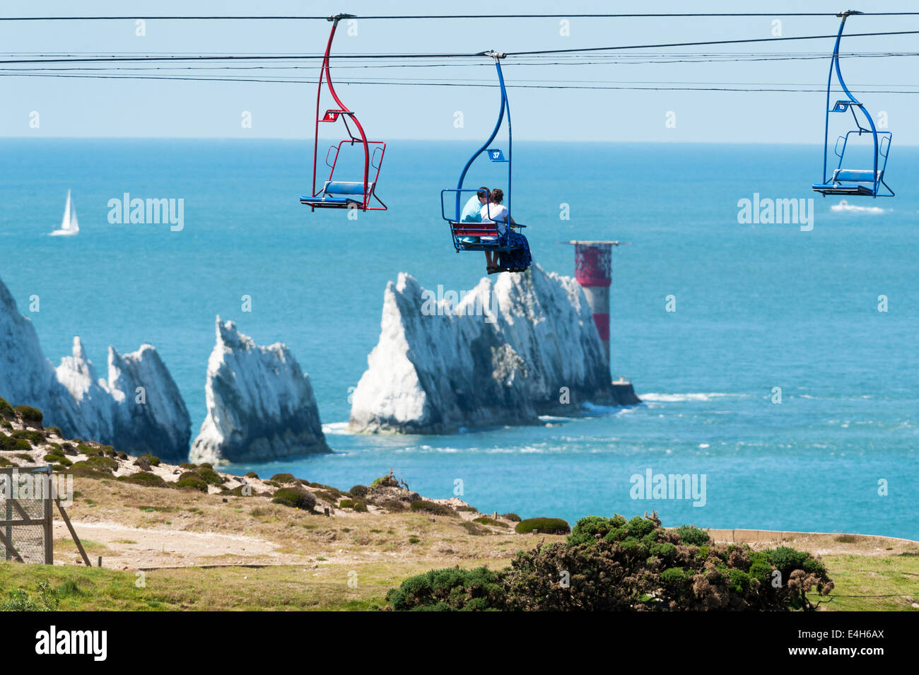 Alum Bay The Needles High Resolution Stock Photography And Images Alamy