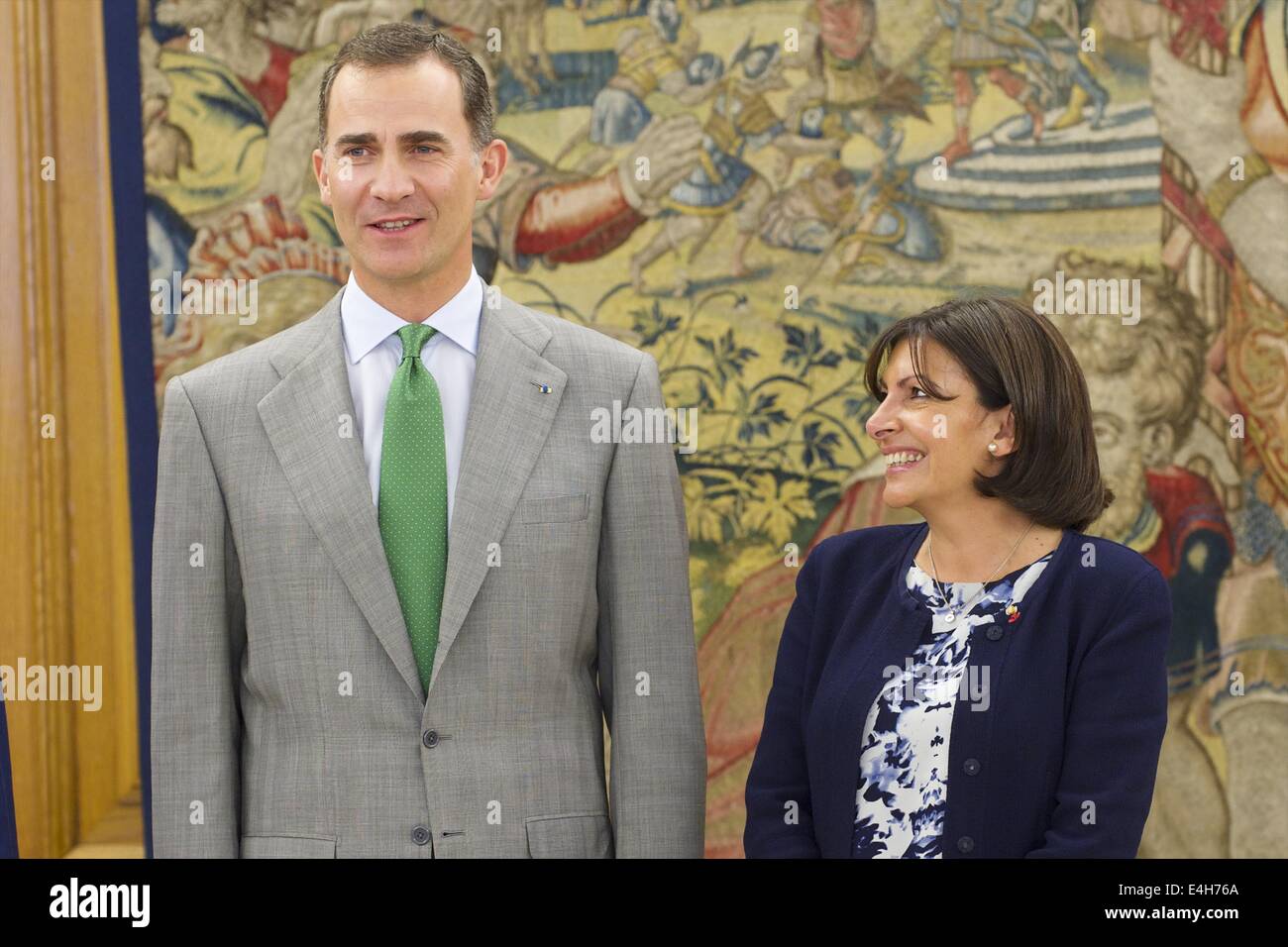 Madrid, Spain. 11th July, 2014. King Felipe VI of Spain attends and ...