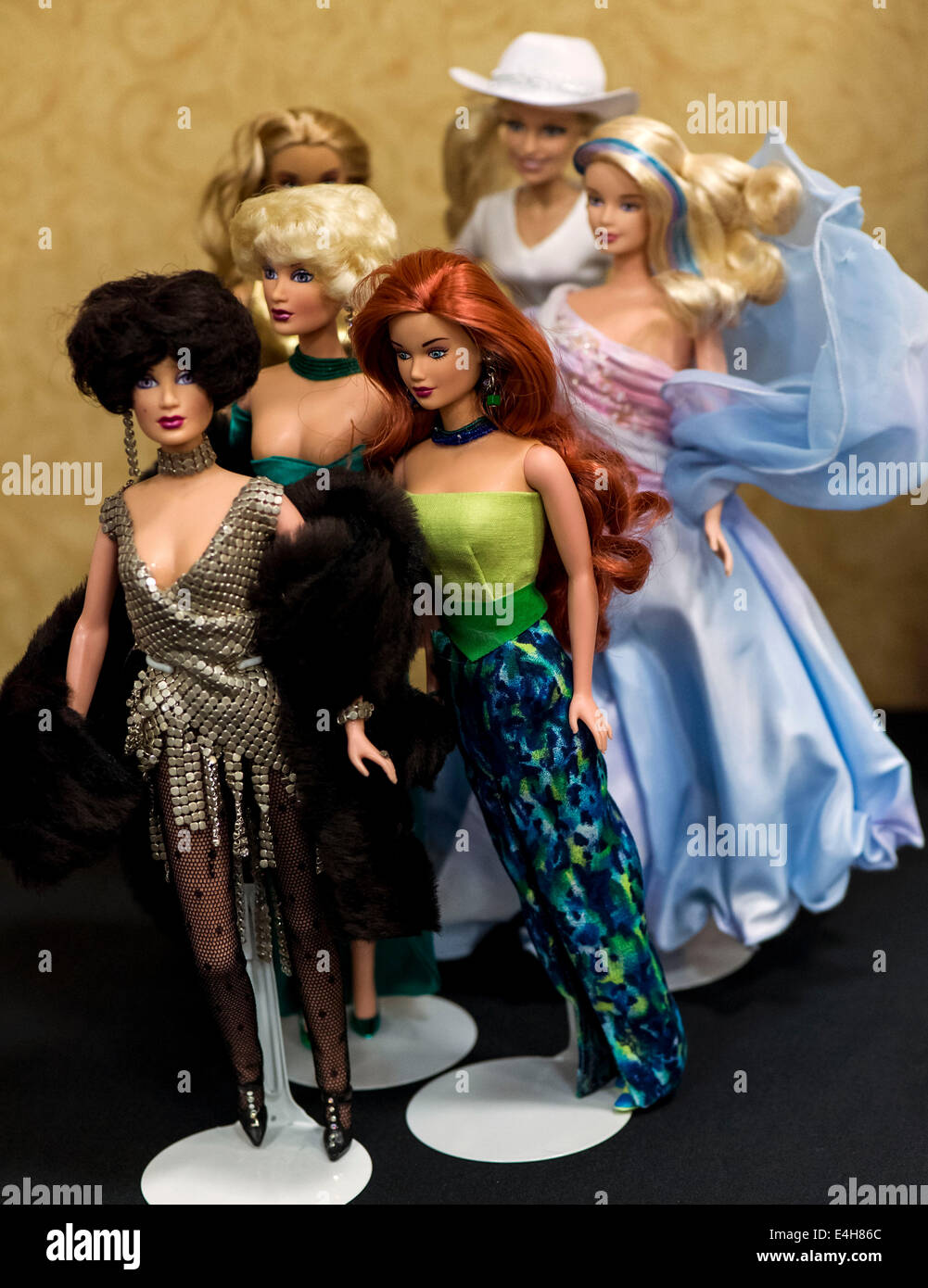 Las Vegas, Nevada, USA. 10th July, 2014. Dolls are arrayed in the ...