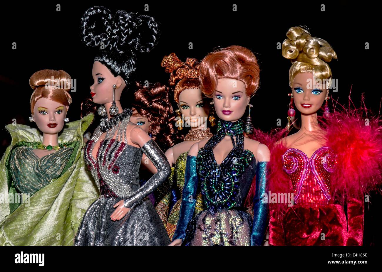 Las Vegas, Nevada, USA. 10th July, 2014. Dolls are arrayed in the ...