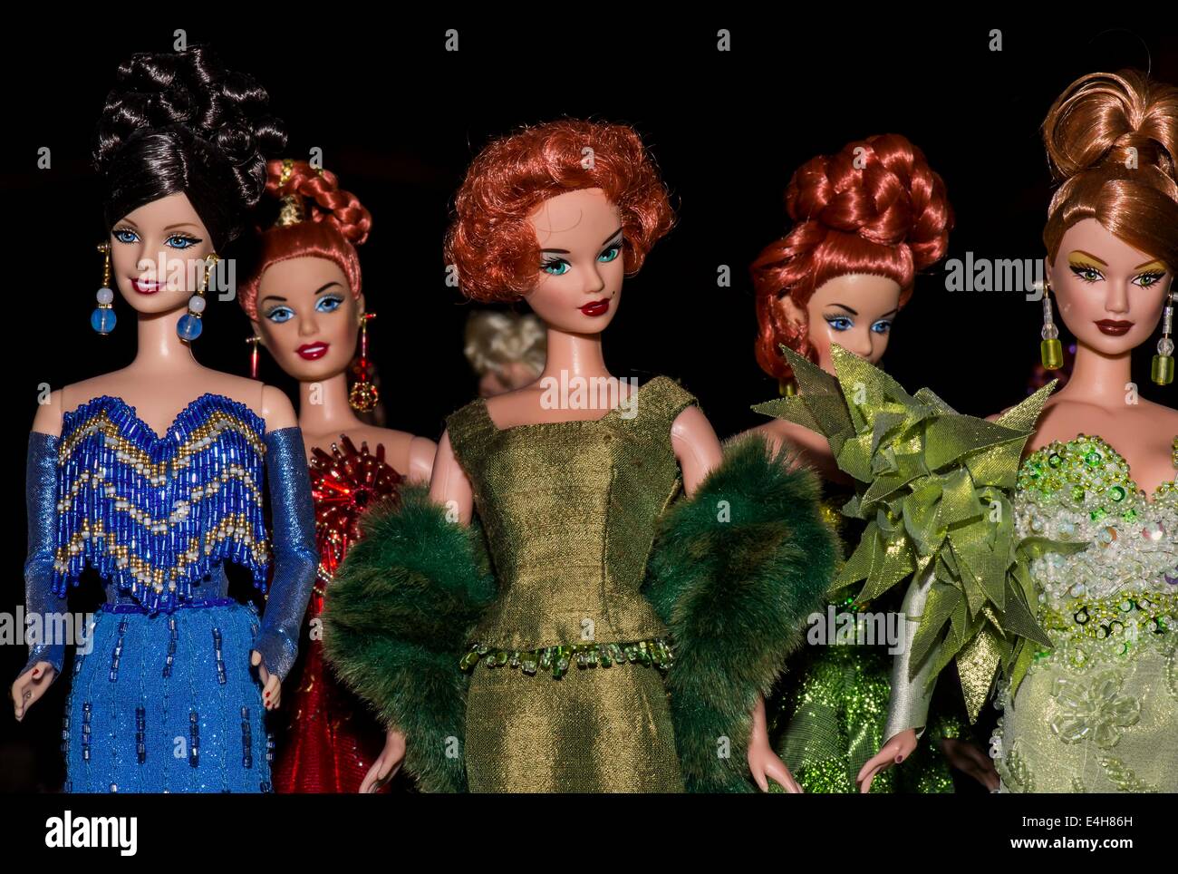 Las Vegas, Nevada, USA. 10th July, 2014. Dolls are arrayed in the ...