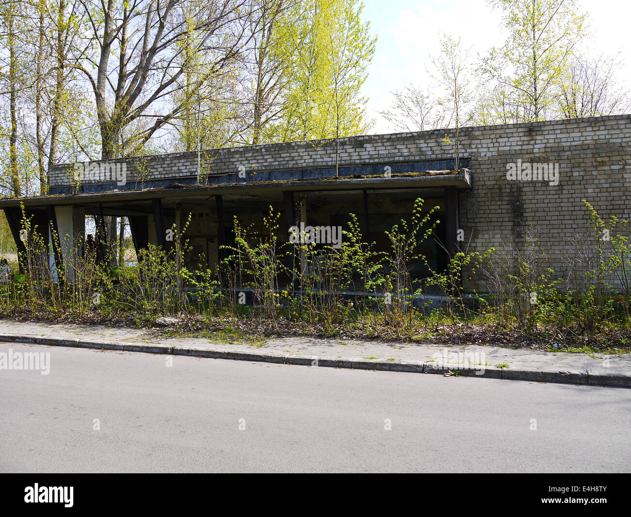 Old military base of Soviet army in Latvia Stock Photo - Alamy