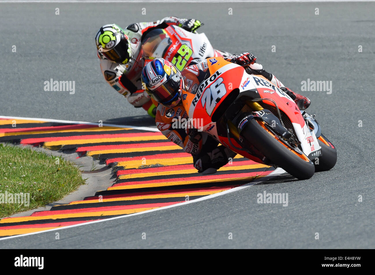 Sachsenring, Germany. 11th July, 2014. MotoGP of Germany, Practice ...